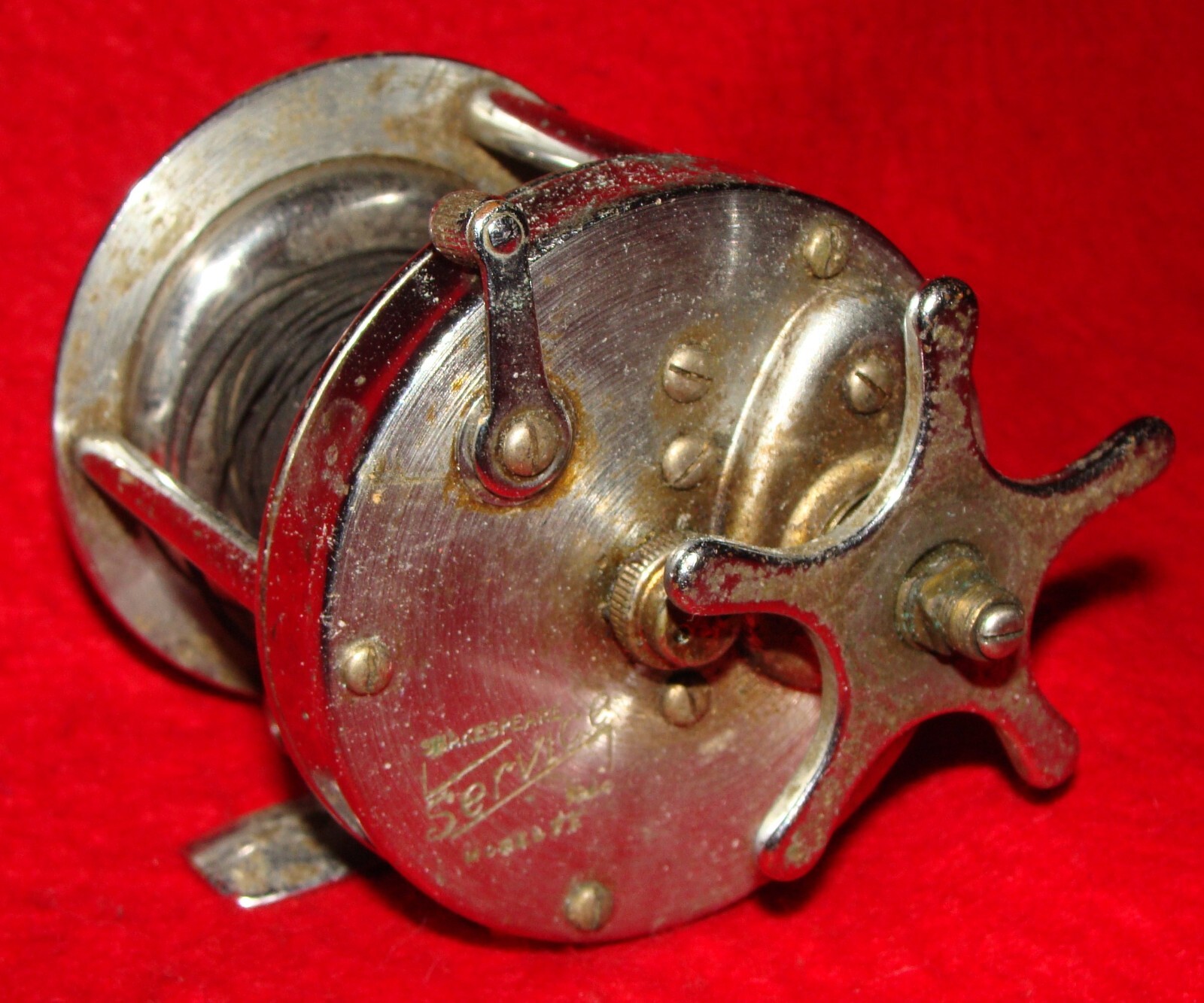 Vintage Shakespeare Service Model FE 1944 Fishing Casting Reel - No ...