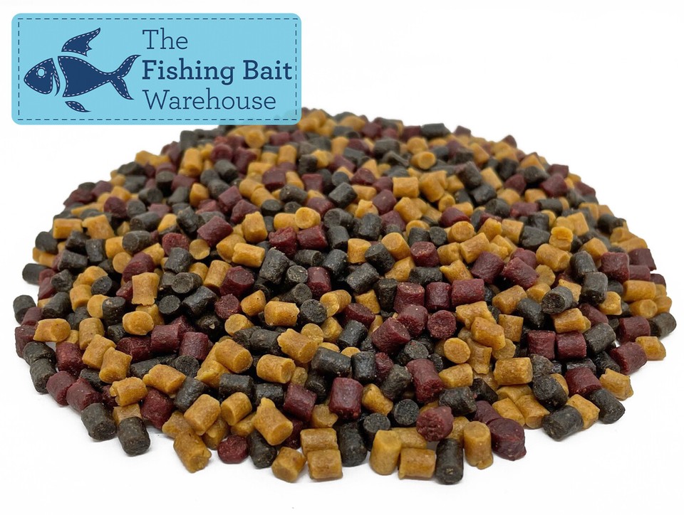 Mixed Pellets 4mm, 1kg, 2kg, 5kg, Carp Fishing Pellets, Halibut, Tench ...