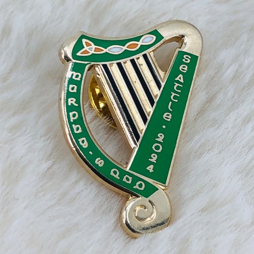 2024 Murphys Pub Seattle WA Green Enamel Harp Souvenir Enamel St ...