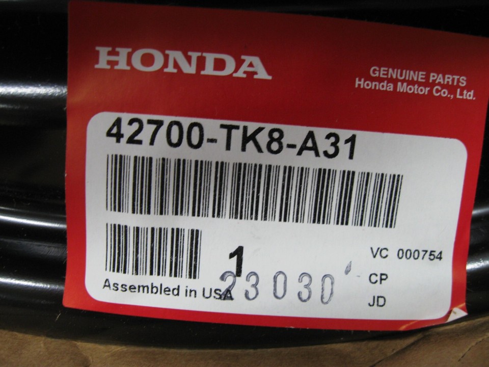 Honda 42700-TK8-A31 Compact Spare Wheel Rim (Topy - 17X4T) MDX, Odyssey ...