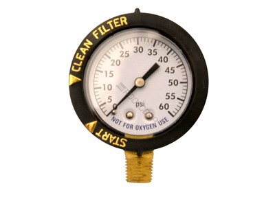 Pentair 190058 FNS Clean & Clear 0-60 psi Pool Filter Pressure Gauge ...