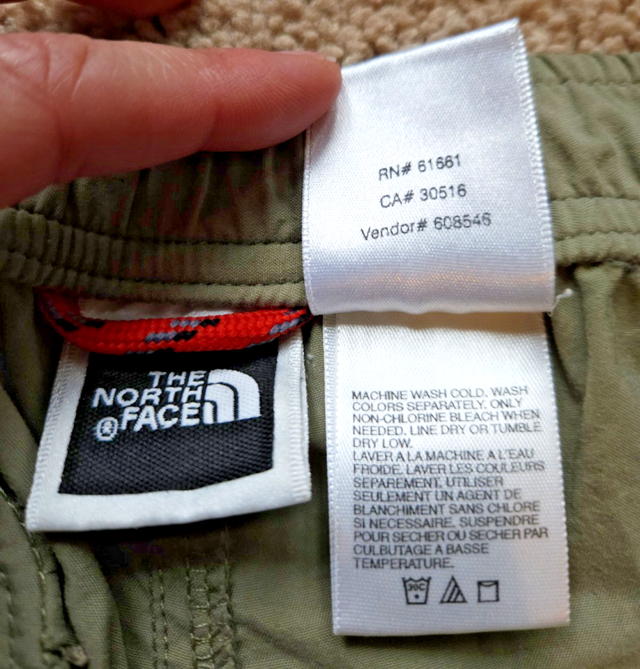 The North Face Mens Small Olive Green Convertible Hiking Pants Shorts ...