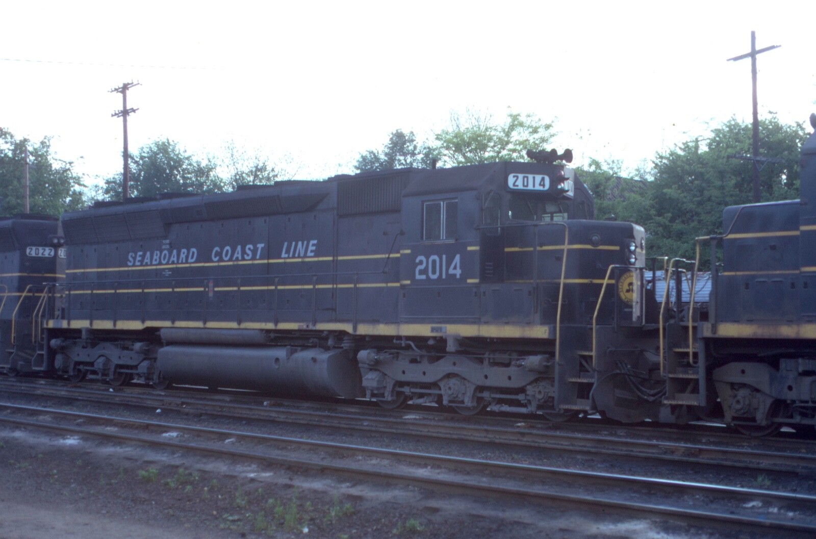 ORIGINAL '72 RAILROAD SLIDE SCL SEABOARD COAST LINE 2014 SOUTH CAROLINA ...