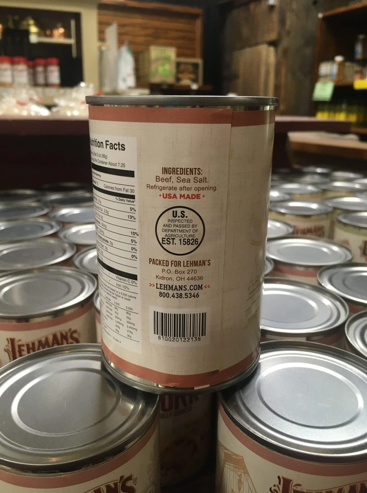 Canned Meat Beef Long Term Food Storage & camping 24 Cans 14.5 oz ...