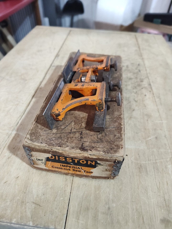 Disston Saw Jointer Antique Crosscut Saw Raker Gauge In Box | eBay