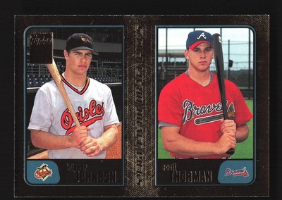 Tripper Johnson/Scott Thorman Orioles/Braves 2001 Topps Gold #354 SN ...