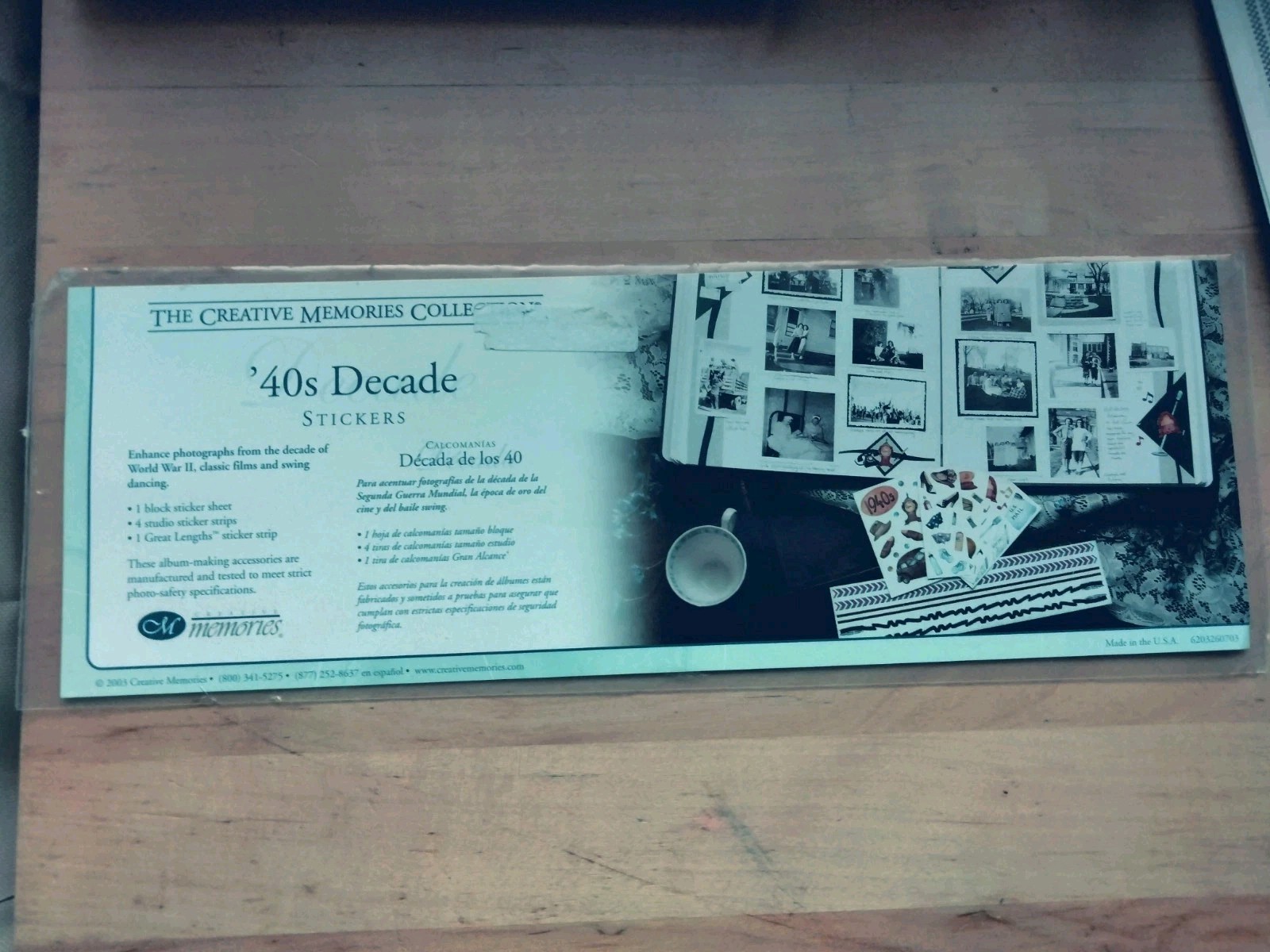 Rare - Creative Memories - 40’s Decade Stickers - New - NIP | eBay