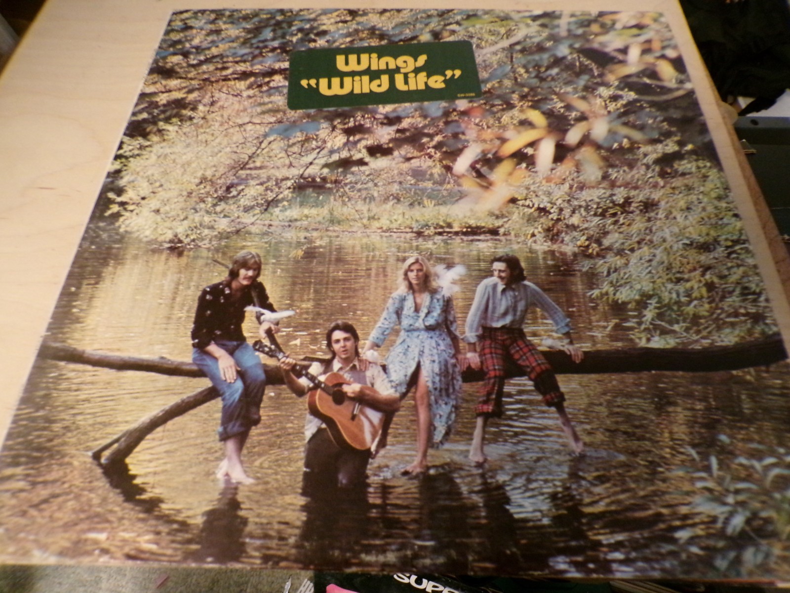 Wings Wild Life Apple SW 3386 1971 US Vinyl Shrink Hype Sticker VG+/NM ...