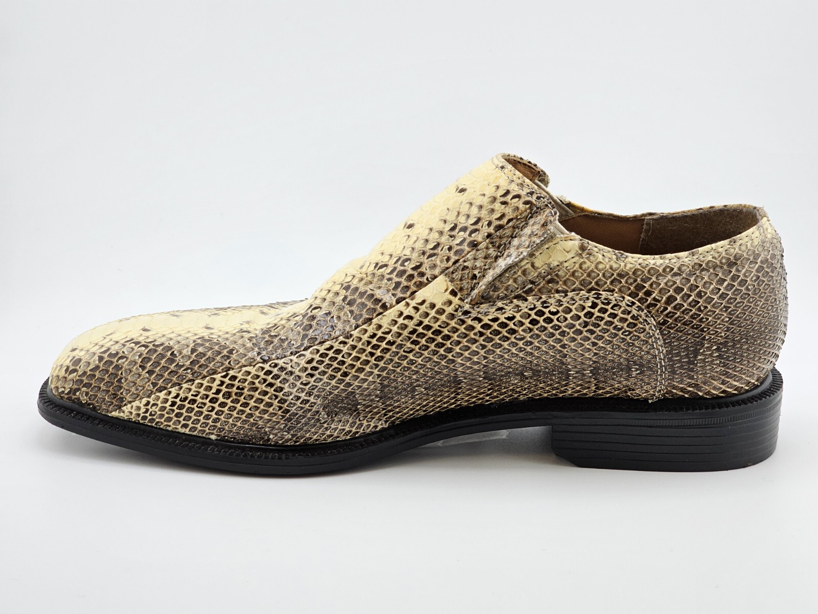 Genuine Python Snake Skin Shoes Giorgio Brutini Slip-On Dress Loafers ...