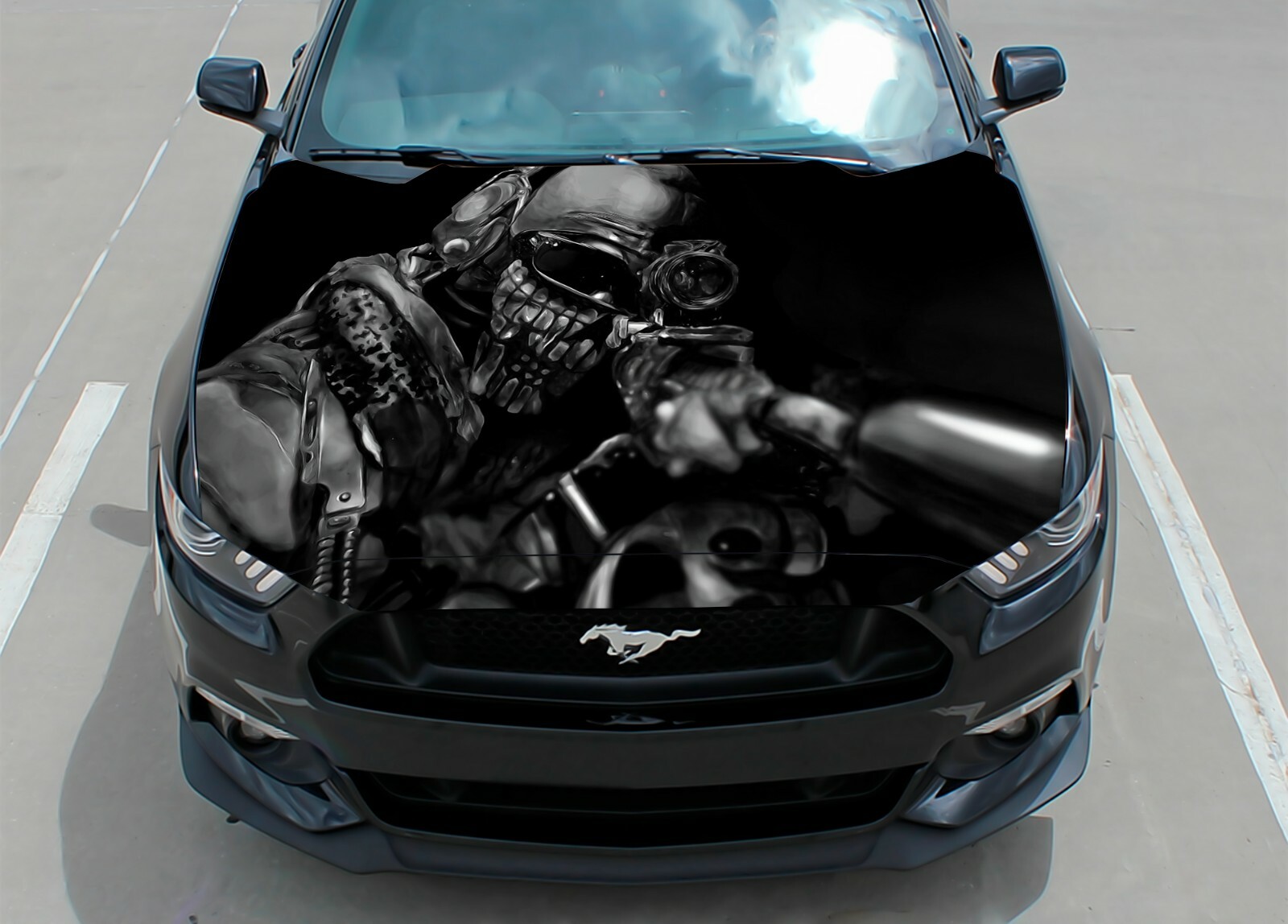 Sniper Car Hood Wrap Decal Vinyl Sticker Full Color Graphic Fit Any Car ...