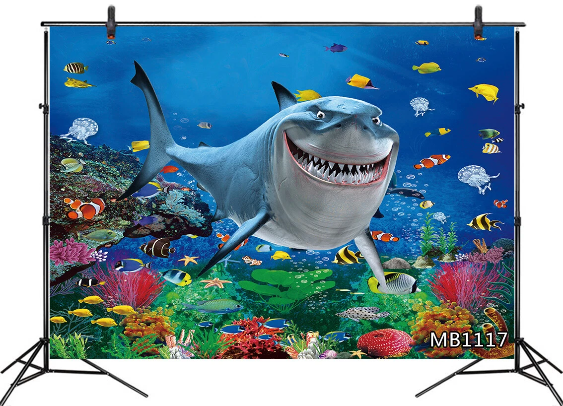 Shark In Nemo White Background