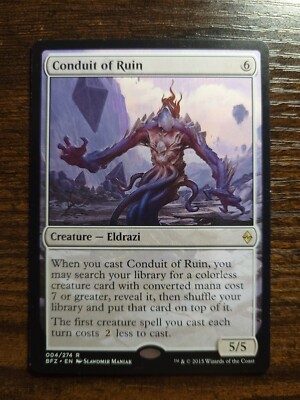 Conduit of Ruin - Battle for Zendikar Magic The Gathering MTG | eBay