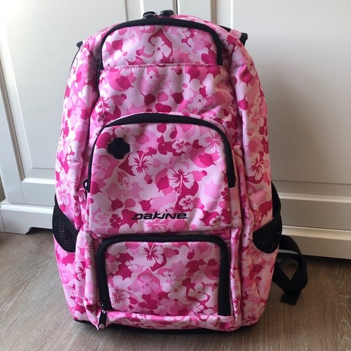 Dakine Backpack - Rucksack / Schulrucksack - pink / rosa - Blumen ...