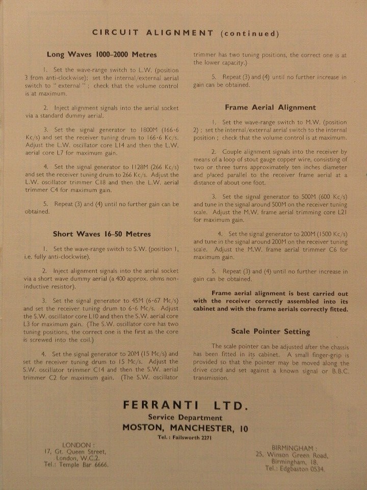 Ferranti Model 215 415 AC Table Radiogram Service manual | eBay