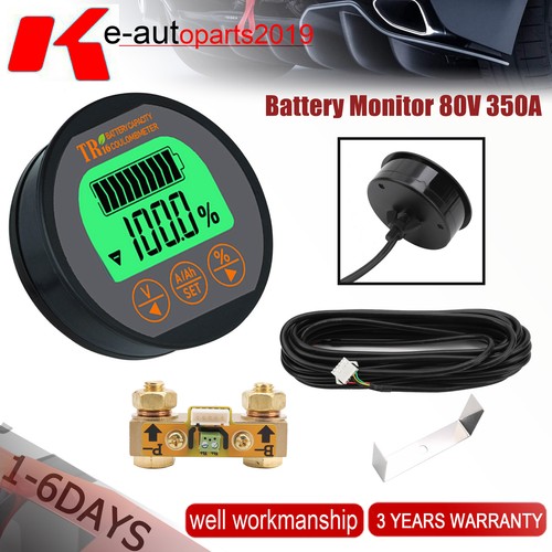 Battery Monitor 80V 350A Caravan RV Motorhome lithium iron lead-acid ...