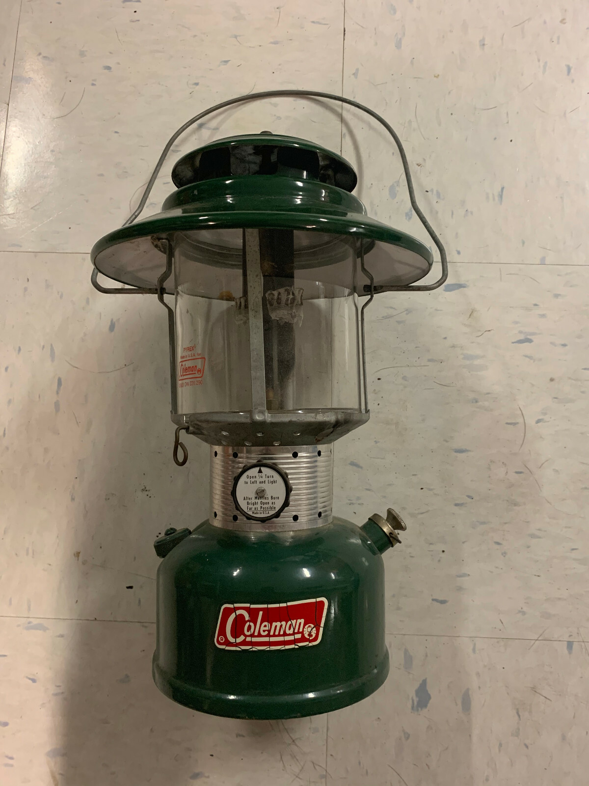 Vintage 1971 Coleman 228F Double Mantle Liquid Fuel Camping Large ...