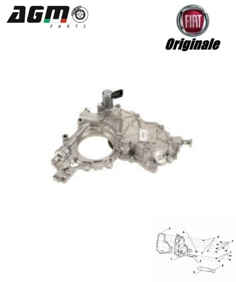 Bomba de Aceite Original Fiat Ducato 250 Iveco Diario 2 3 Multijet ...