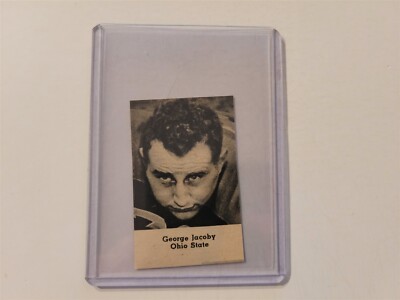 George Jacoby Ohio State University 1952 Football Pictorial Roto-Panel ...