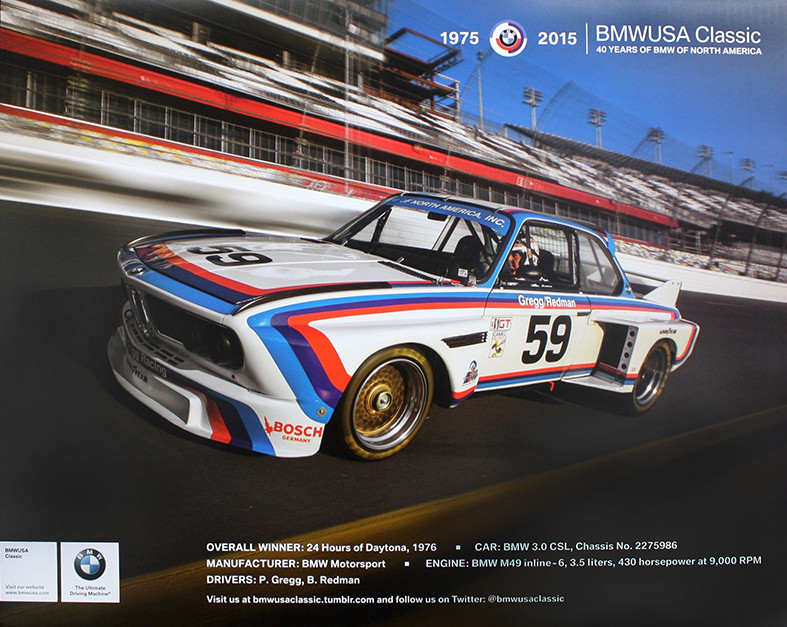 Vintage German BMW 40 Years Anniversary Poster | eBay