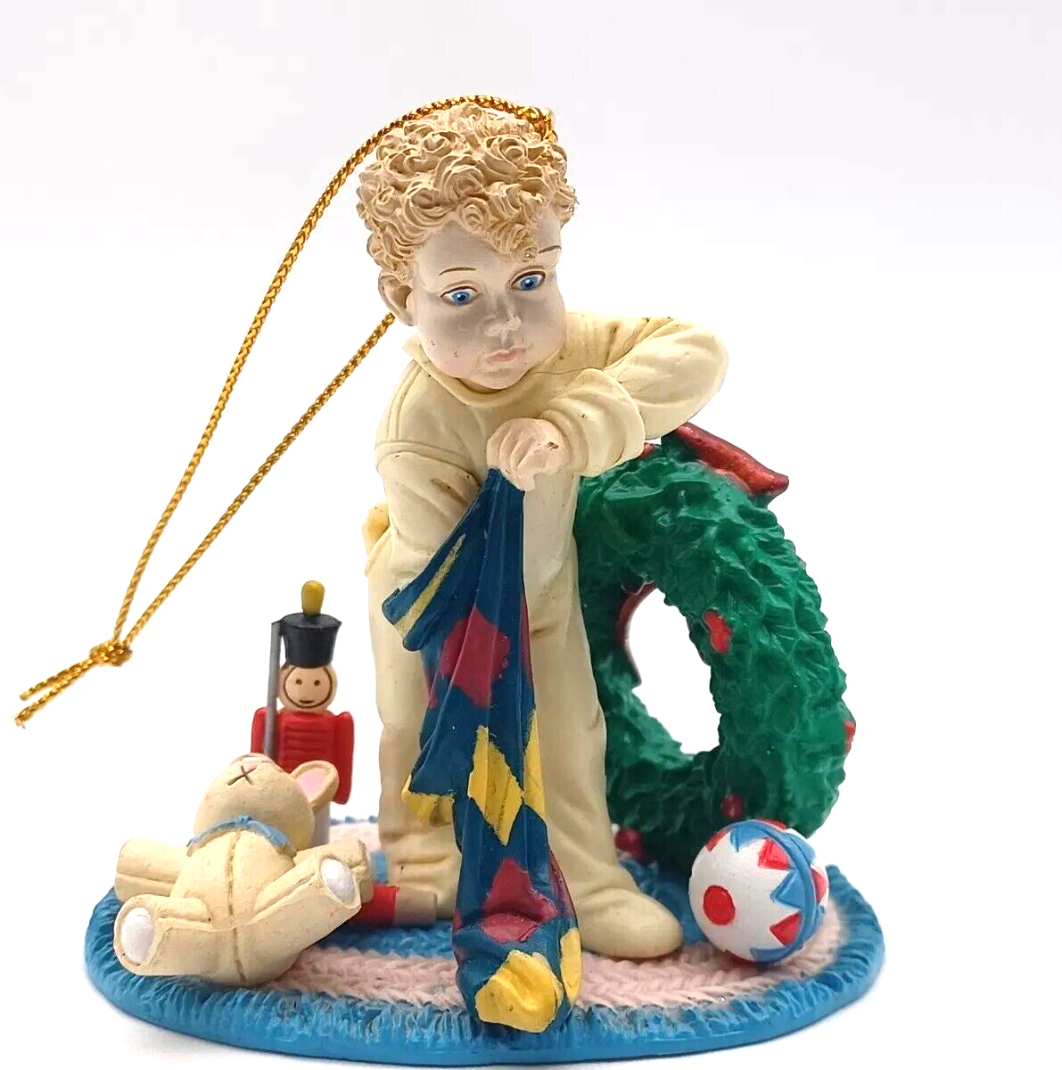 Curtis Publishing Co 1938 SEPS First Christmas Ornament Child Stocking ...