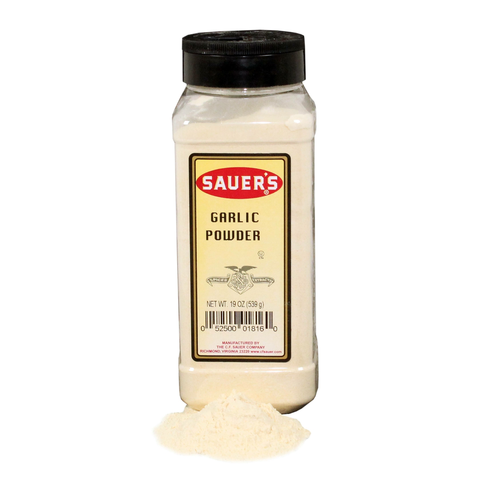 C.F. Sauer Foods Dehydrated & Ground Garlic Powder (19 OZ, 6 Per Case ...