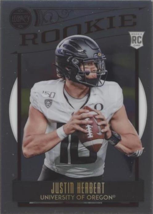 2020 Panini Legacy - Rookies Justin Herbert #150 Premium Edition (RC ...