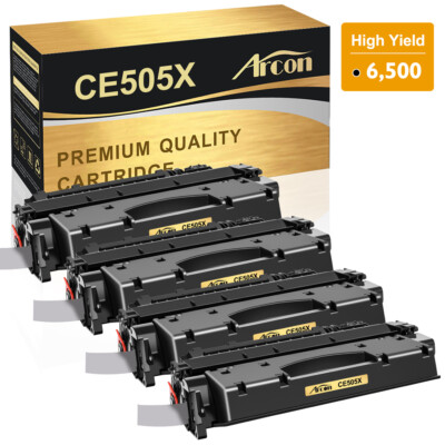 Black CE505A CE505X Toner Compatible With HP 05A 05X LaserJet P2050 ...