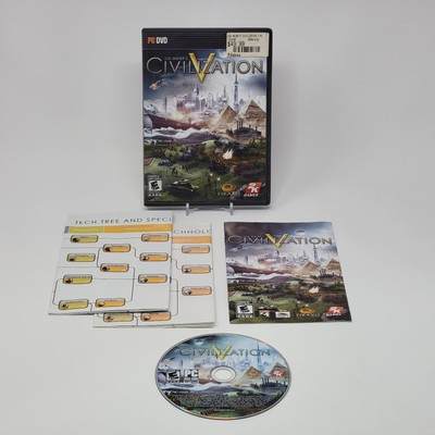 Sid Meier's Civilization V (PC DVD) CIB COMPLETE with Key 710425318177 ...