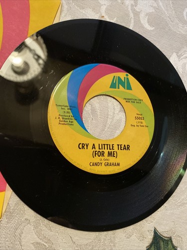CANDY GRAHAM THE ROOM & CRY A LITTLE TEAR (FOR ME) PROMO NEAR MINT ...