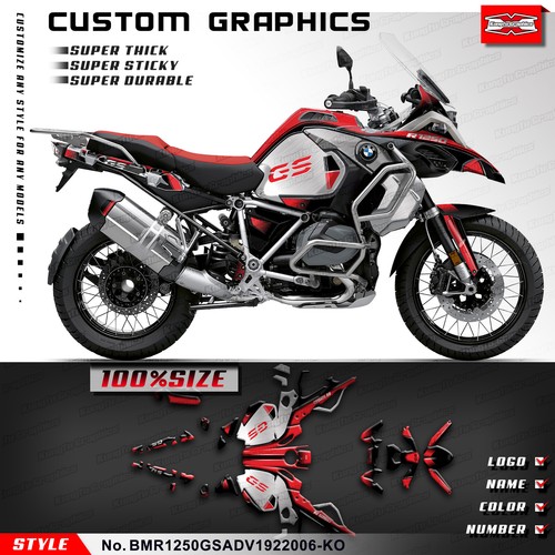 Motorcycle Vinyl Sticker Decal Kit for BMW R1250GS Adventure 2019 2020 ...