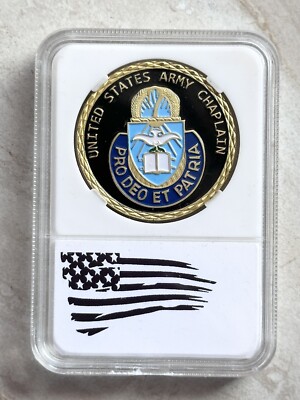 U S Army CHAPLAIN CORPS USA Challenge Coin With Case | eBay