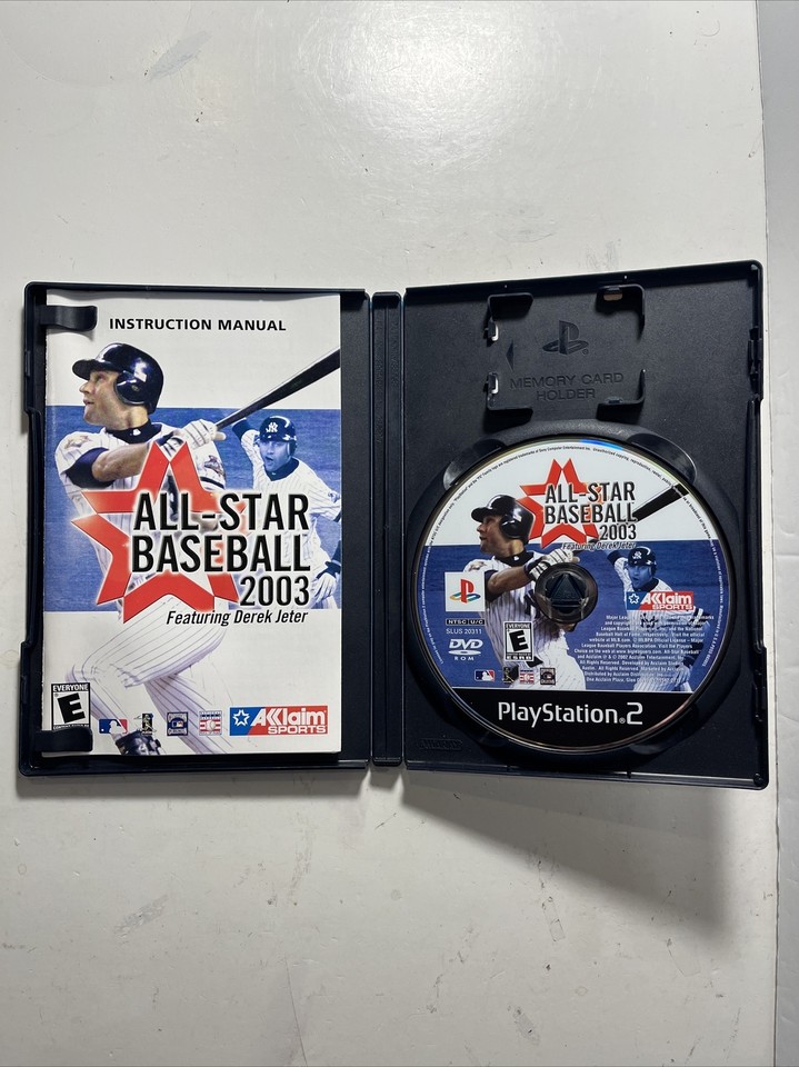 All-Star Baseball 2003 (Sony PlayStation 2, 2002) PS2 Complete ...