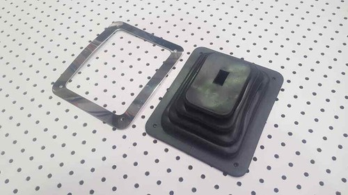NEW MANUAL SHIFTER RUBBER BOOT & CHROME SURROUND SUIT FORD 4 SPEED XR ...