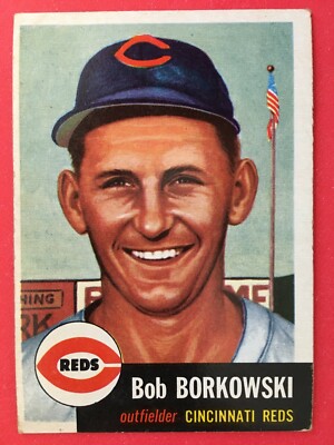 1953 Topps Baseball Card, Bob Borkowski #7 | eBay