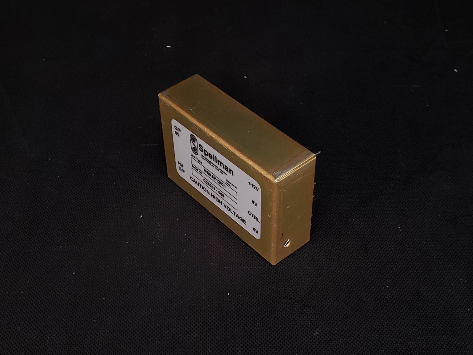 Spellman 500VDC / 6mA Adjustable High Voltage Power Supply MS0.5P12/C/I ...