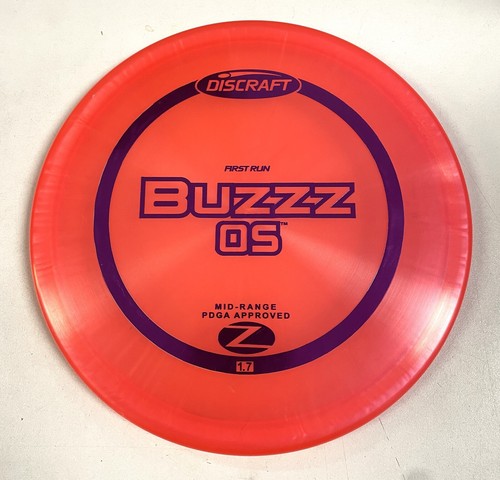 FLY GREEN DISC GOLF NEW RARE FIRST RUN DISCRAFT Z BUZZZ OS 175-176G RED ...