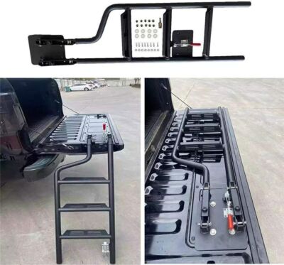 Truck Pickup Folding Bed Stairs Tailgate Ladder Step For Kia Tasman ...