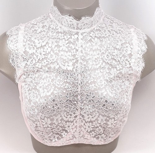 Victoria's Secret Dream Angels Pink & Silver Metallic Unlined High Neck ...