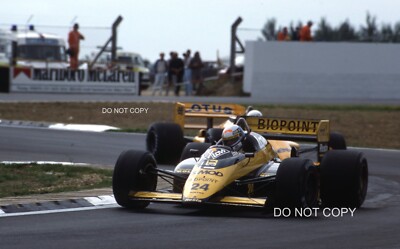 ALESSANDRO NANNINI MINARDI M187 #24 35MM SLIDE BRITISH GP 1987 ...