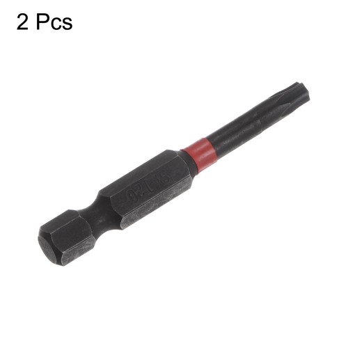 2pcs T20 Magnetic Security Impact Torx Screwdriver Bit 1/4" Hex Shank 2 ...