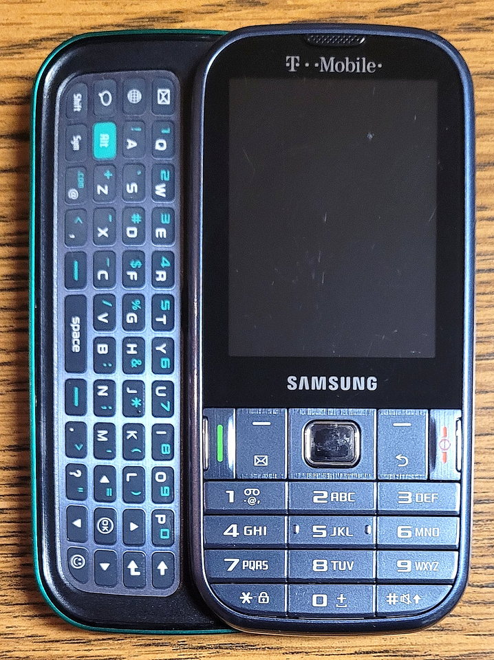 Samsung Gravity TXT SGH-T379 - Emerald Gray ( T-Mobile ) Very Rare ...