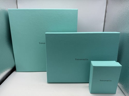 Tiffany & Co. Misc. Blue Display / Storage Boxes - 3 Sizes - 100% ...