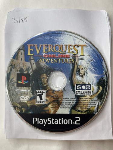 EverQuest Online Adventures (PS2, 2002) NO TRACKING- DISC ONLY #3185 | eBay