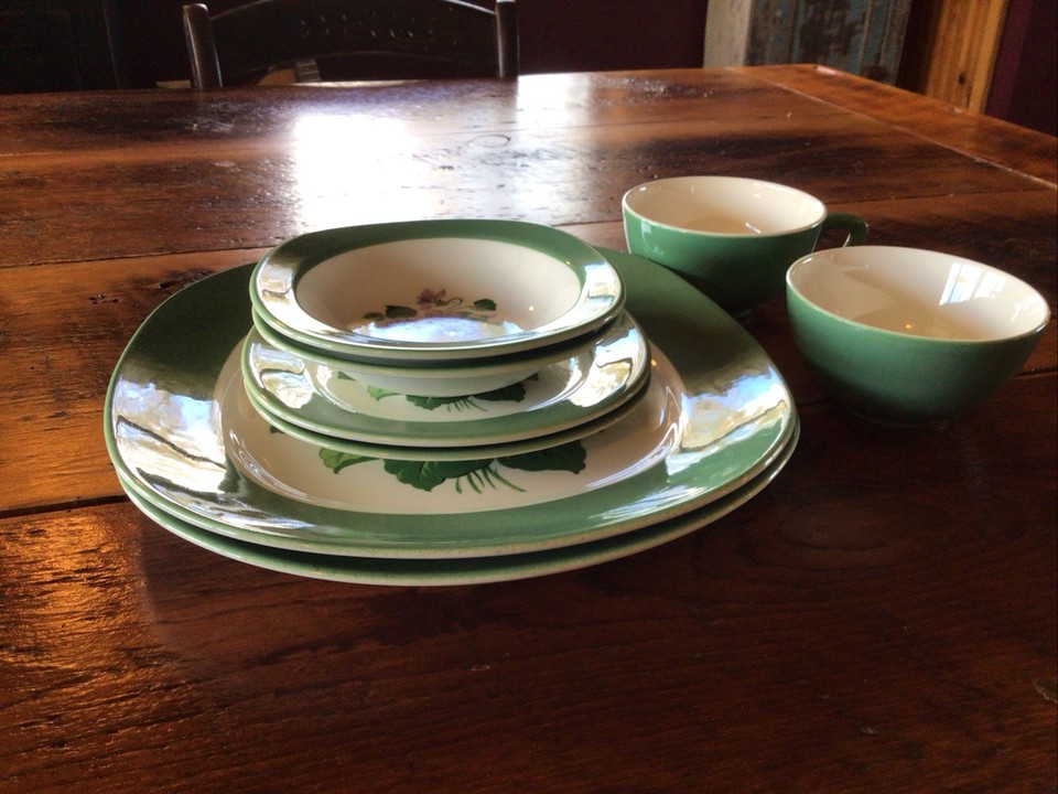 Vintage 1950s Taylor Smith Taylor Conversation Marsh Violet Place ...