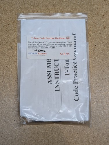 Morse Express T-Tone Code Practice Oscillator Kit | eBay