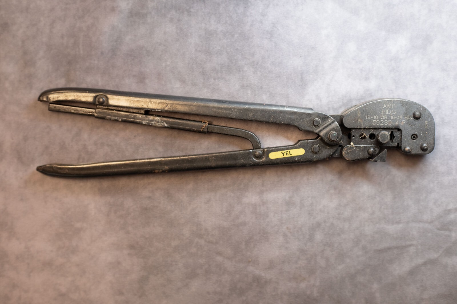 AMP 59239-4 Hand Crimping Tool 12-10 16-14 HD PIDG | eBay