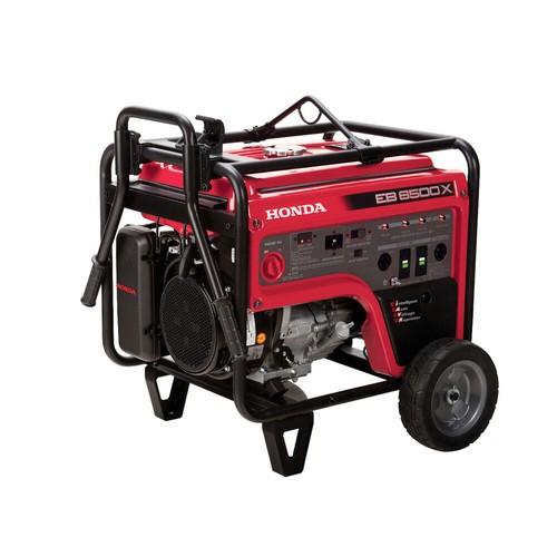 Honda 664320 EB6500 120V/240V Portable Industrial Generator w/ Co ...