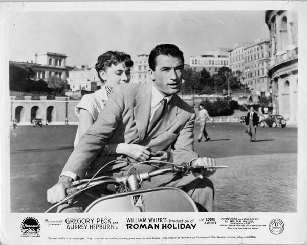 Audrey Hepburn Roman Holiday Vespa