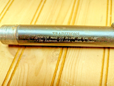 Traditions Sporter Mag 209 .50 Cal Black Powder 28 Inch Rifle Barrel | eBay