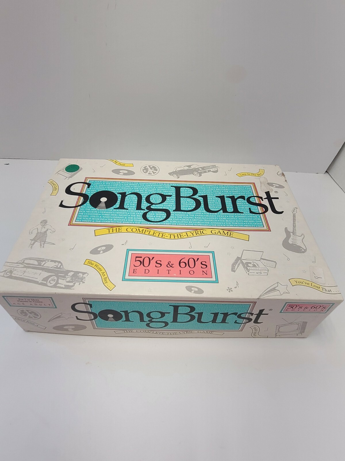 Song Burst The Complete Lyric Game 50s and 60s Edition 1990 | eBay
